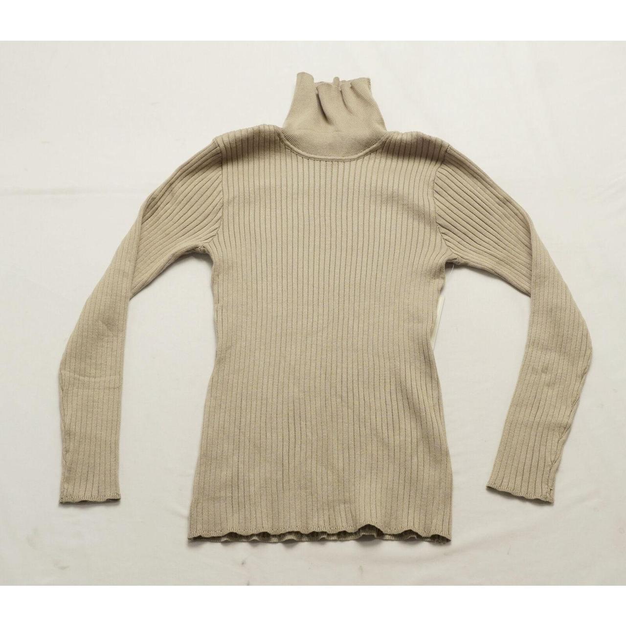 Madison Grey Women's New York Woven Turtleneck Top... - Depop