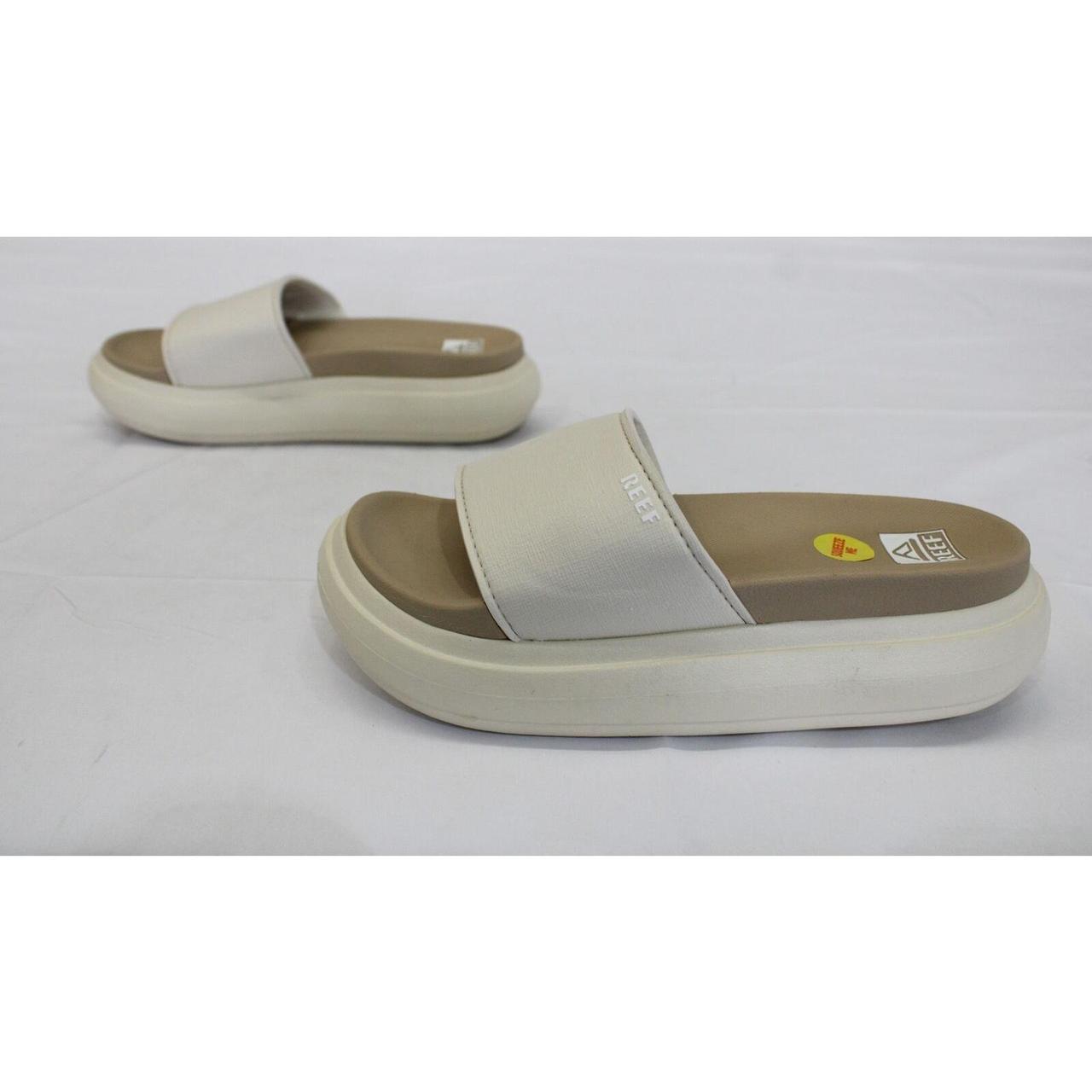 Reef Women's Cushion Bondi Platform Slide Sandal... - Depop