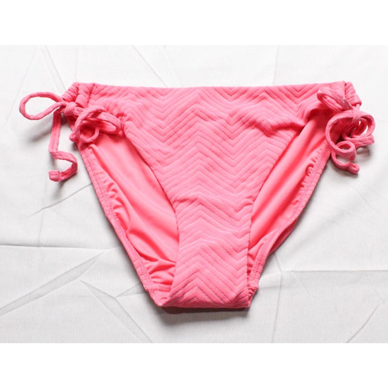 Bravissimo Women's Florida Tie Side Chevron Bikini... - Depop