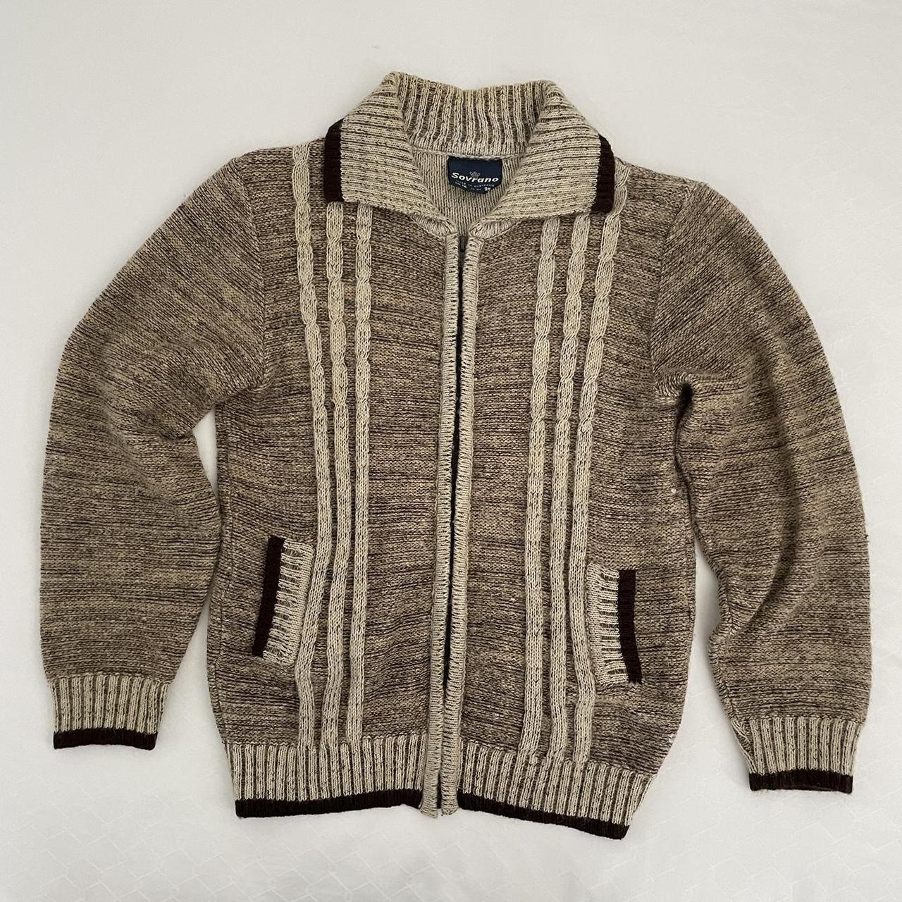 Genuine vintage dadcore cardigan Sovrano made in... - Depop