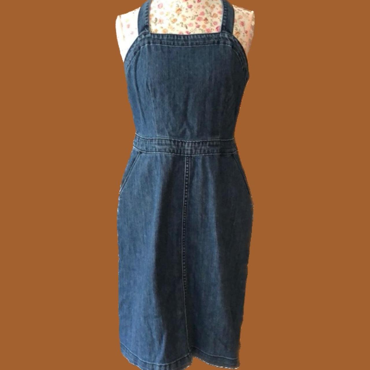 - Universal Thread denim overall dress - Depop