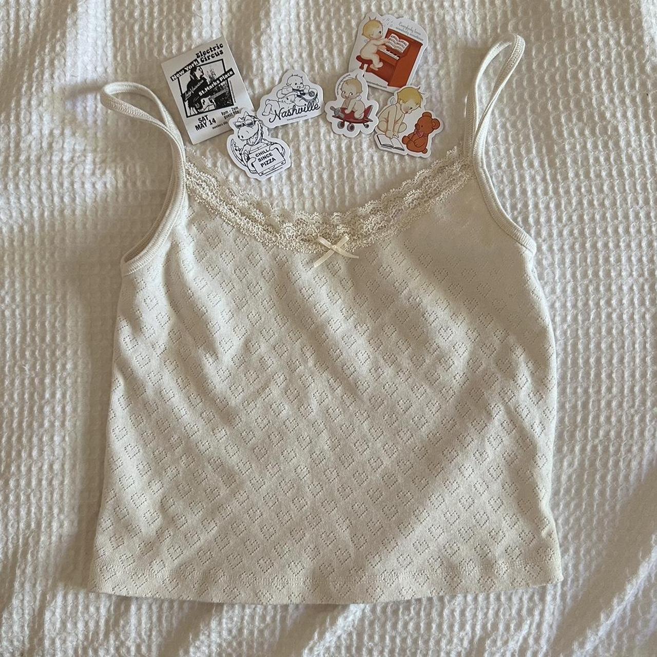 Brandy heart tank🌷 #brandy #coquette #johngalt... - Depop