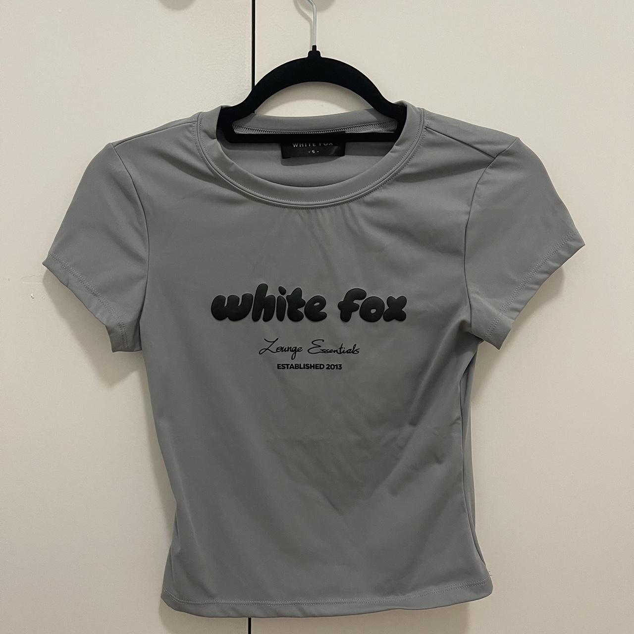 White fox tank top Size 8 Never worn - Depop