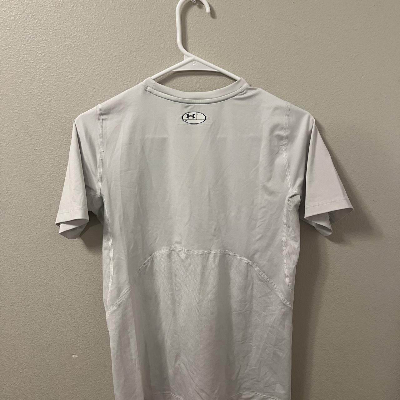 White Under Armour compression shirt Size YXL | Depop