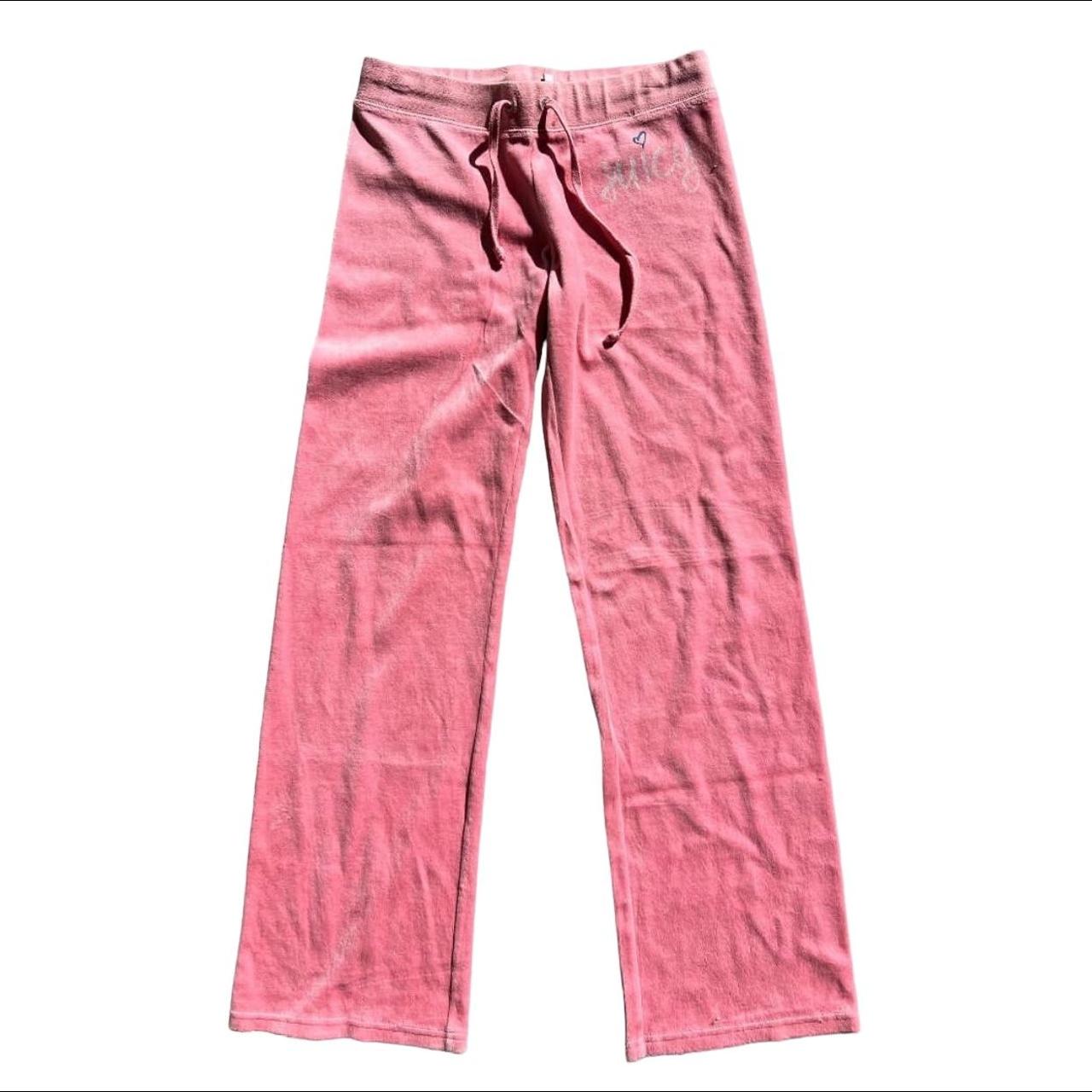 rare baby pink juicy couture velour tracksuit set... - Depop