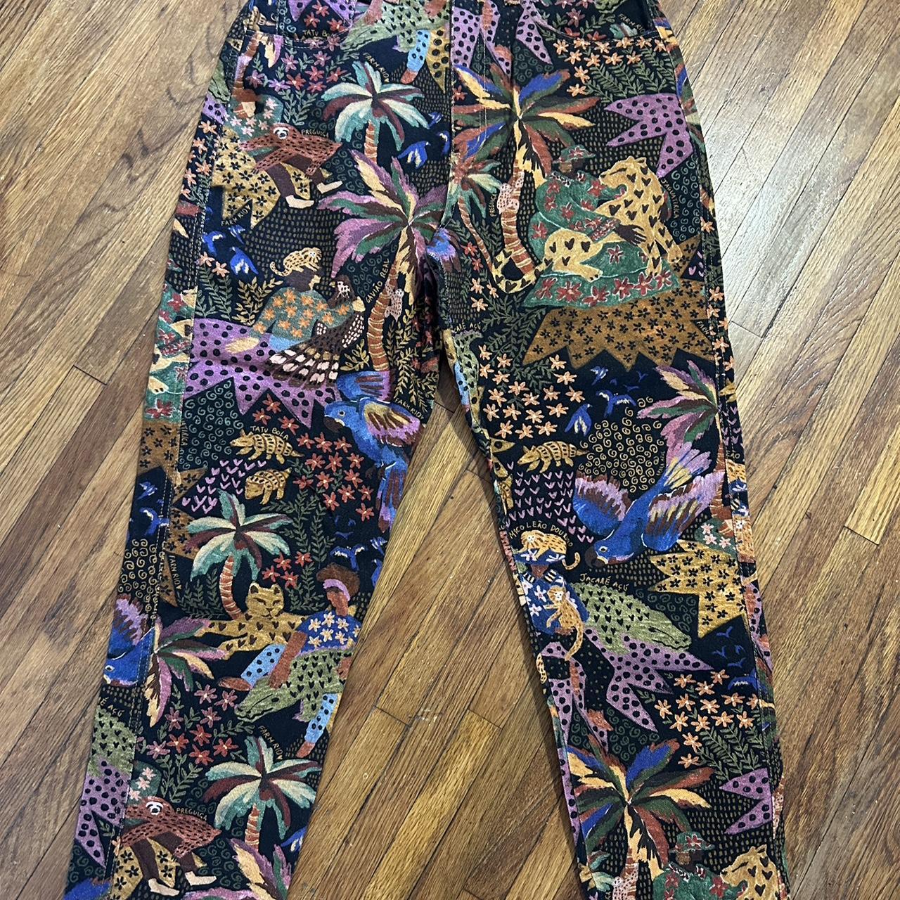 FARM RIO Printed Canvas Pants Size: Brazil 42 ( FITS... - Depop