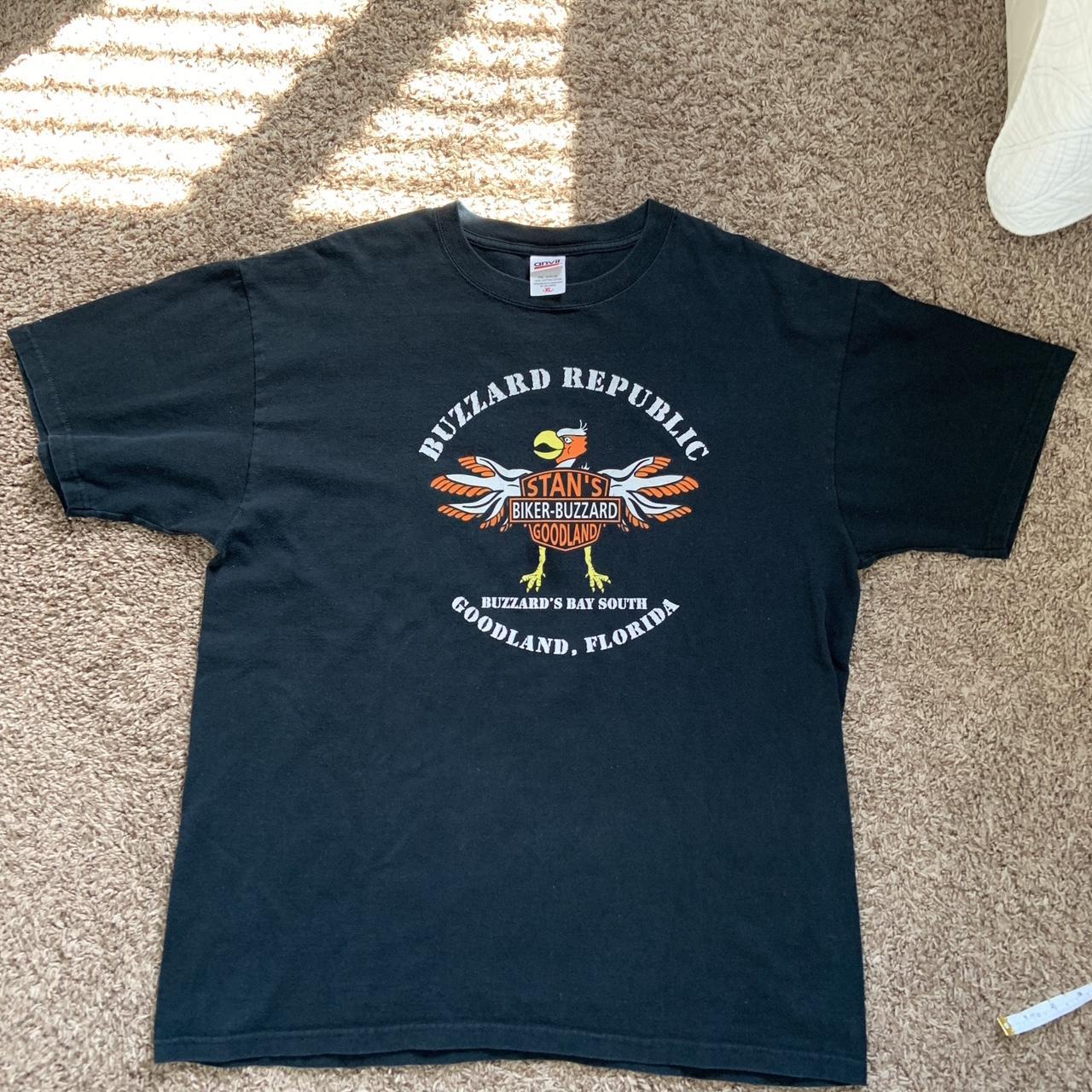 buzzard republic fake Harley Davidson tee • size... - Depop