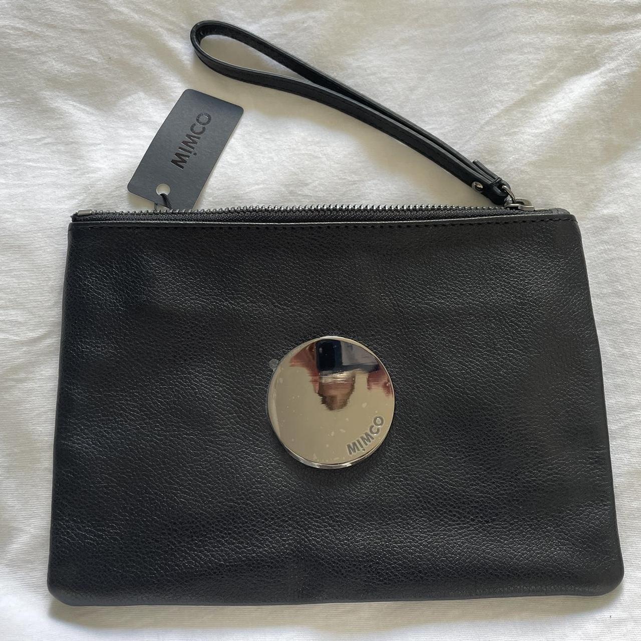 Mimco black leather bag Brand new with tags on and... - Depop