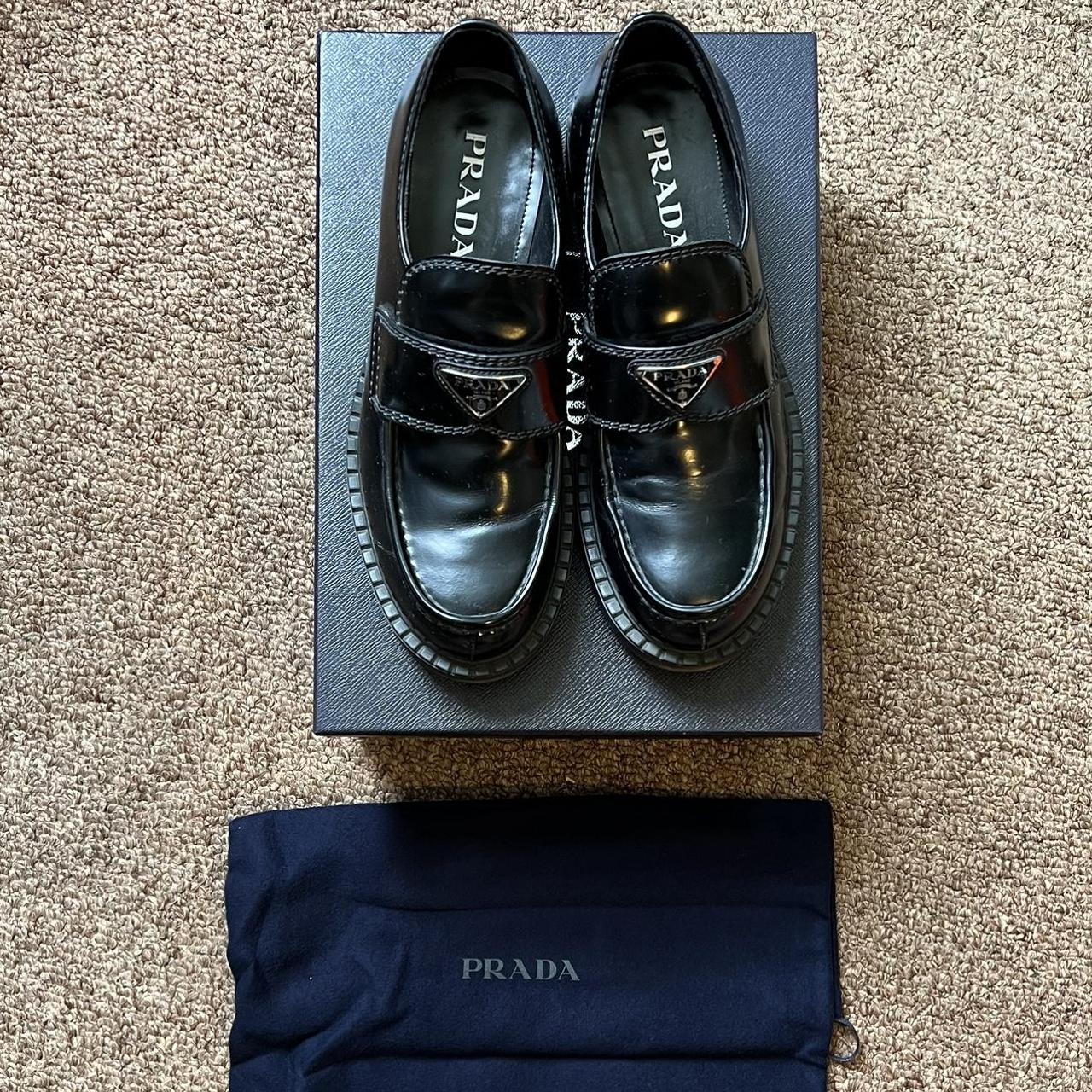 #Prada Chocolate Loafers Comes with original bag and... - Depop