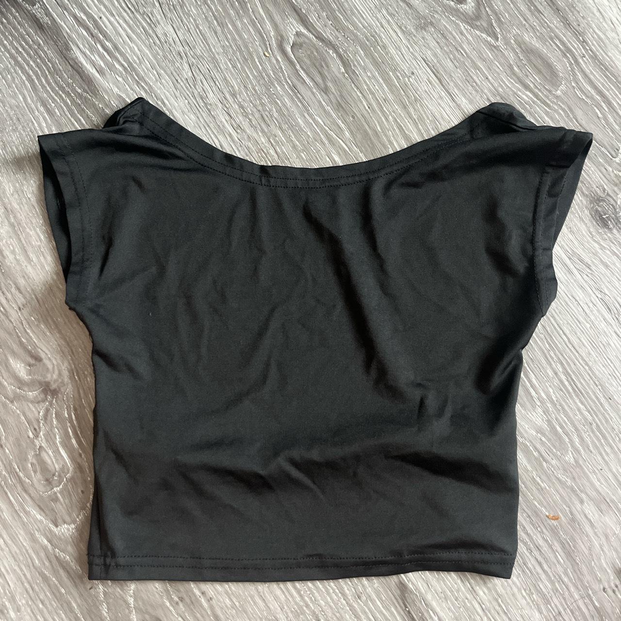 Amazon backless top in black Size small Never worn - Depop