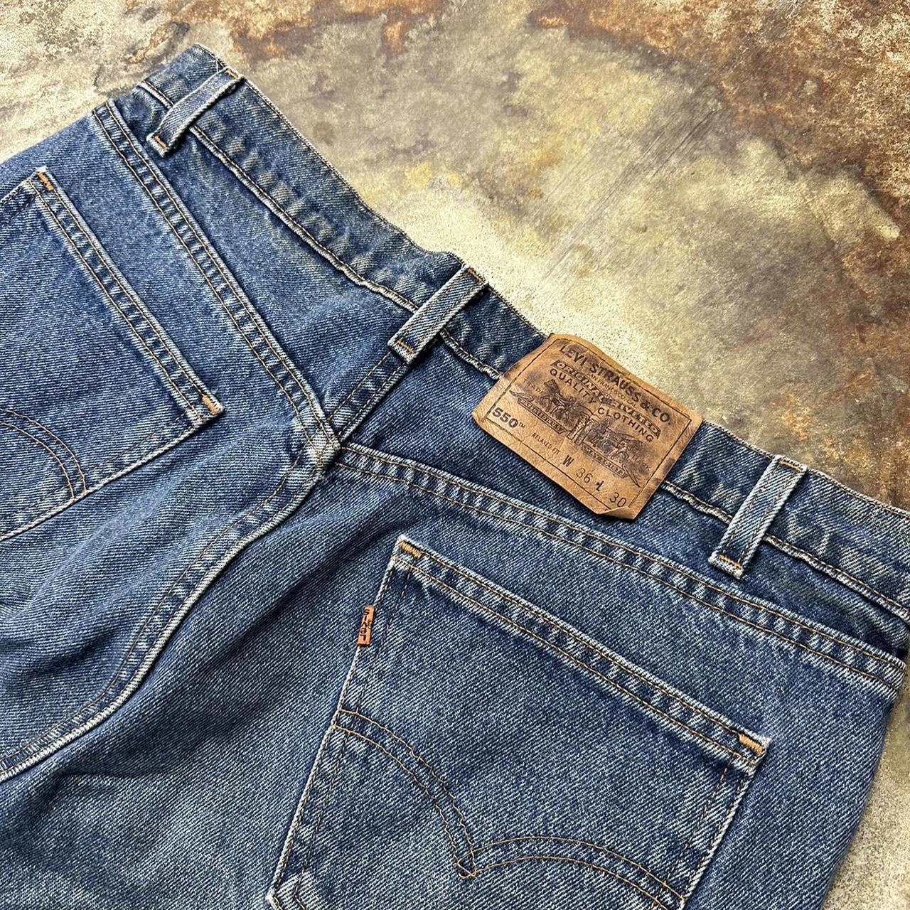 Vintage 550 Levi orange tab jeans 1990s Levi 550... | Depop