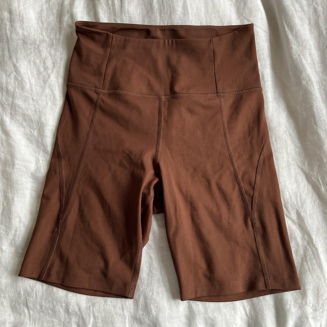 Girlfriend collective size s chocolate brown bike... - Depop