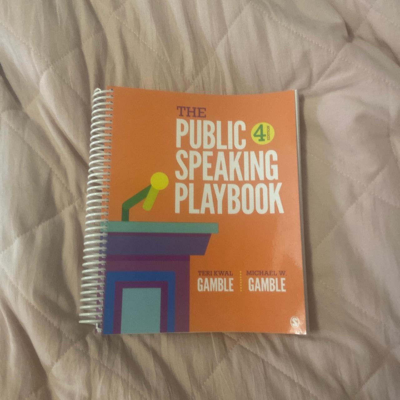 Public Speaking Playbook 4th Edition by Gamble and... | Depop