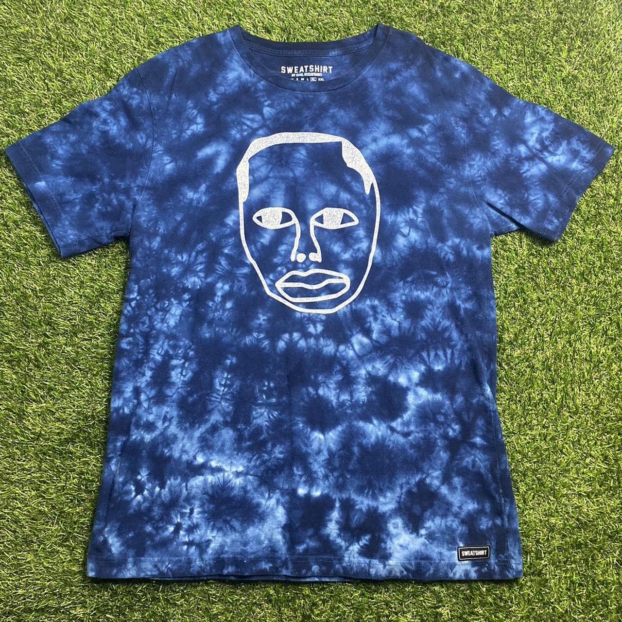 Earl by Earl Sweatshirt Tie Dye Graphic Shirt Navy... - Depop