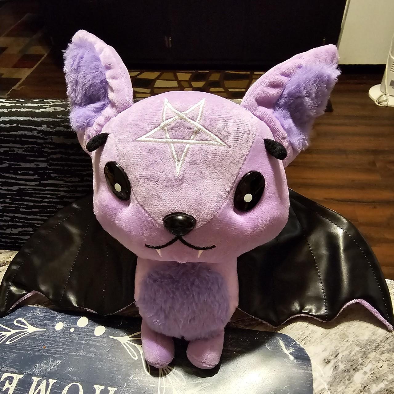 Cute Purple Vampire Bat Plush - Depop