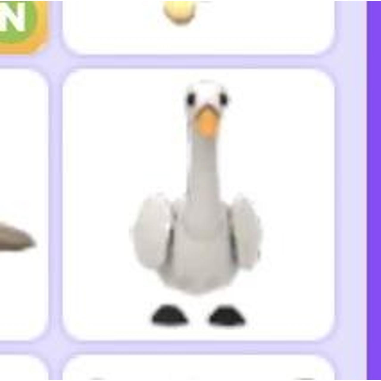 Adopt me swan! In game virtual pet!! No returns sorry. - Depop