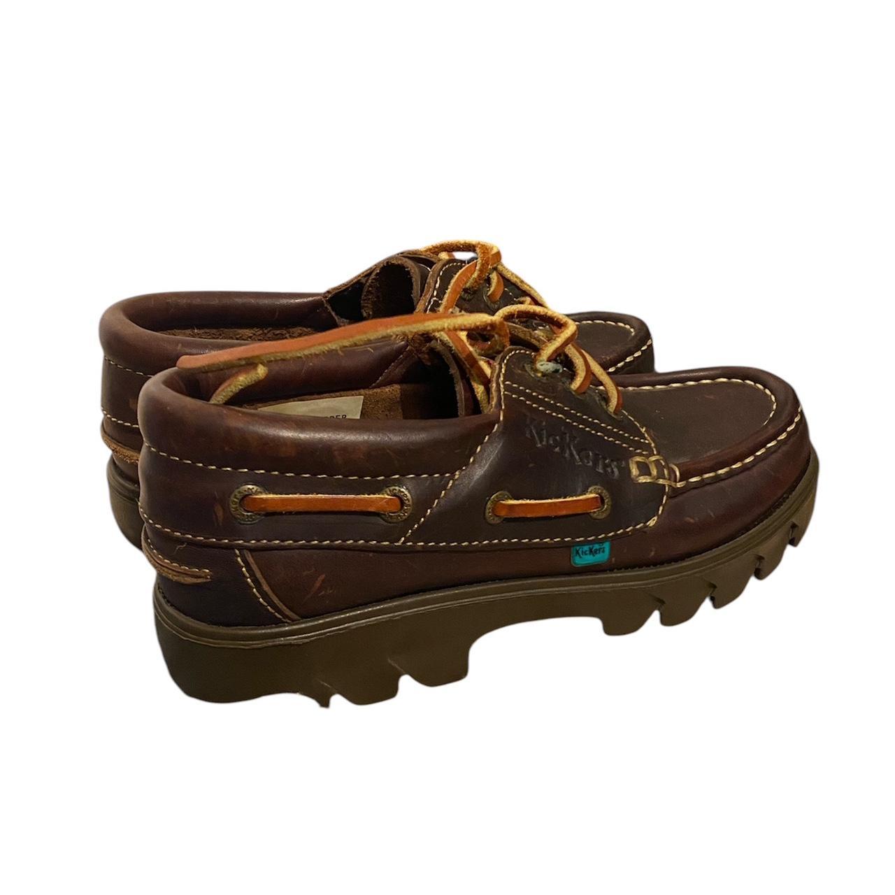 Vintage kickers Size 4 Clearly very old and... - Depop