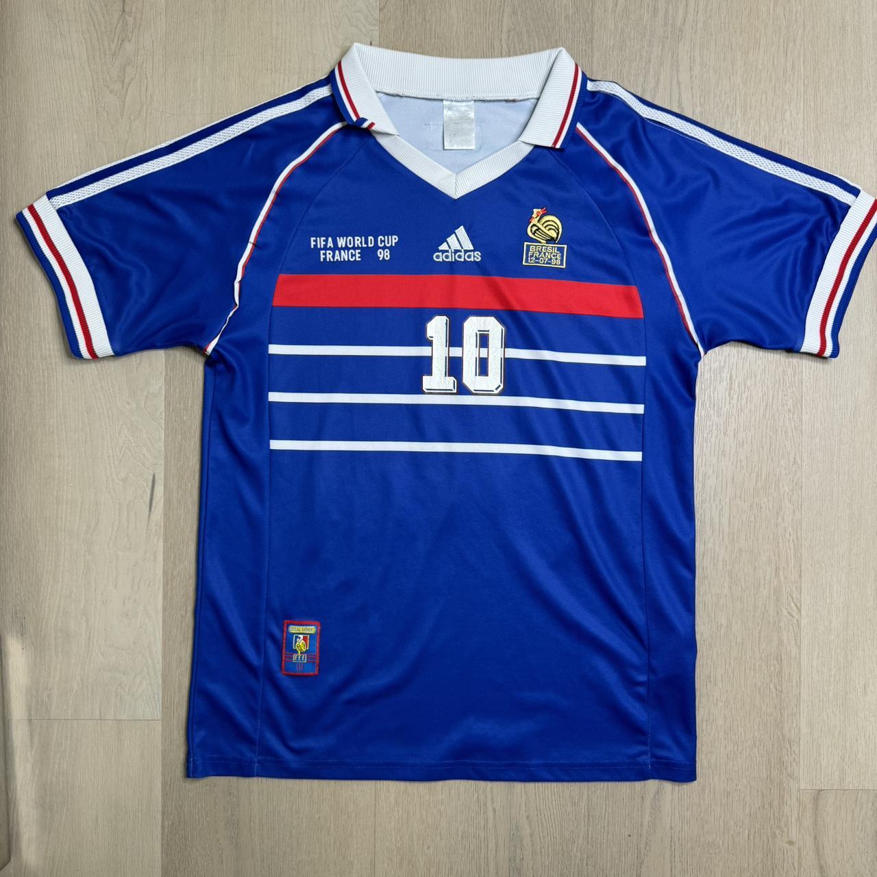 ZIDANE 1998 WORLD CUP HOME KIT SIZE L Kit in perfect... | Depop