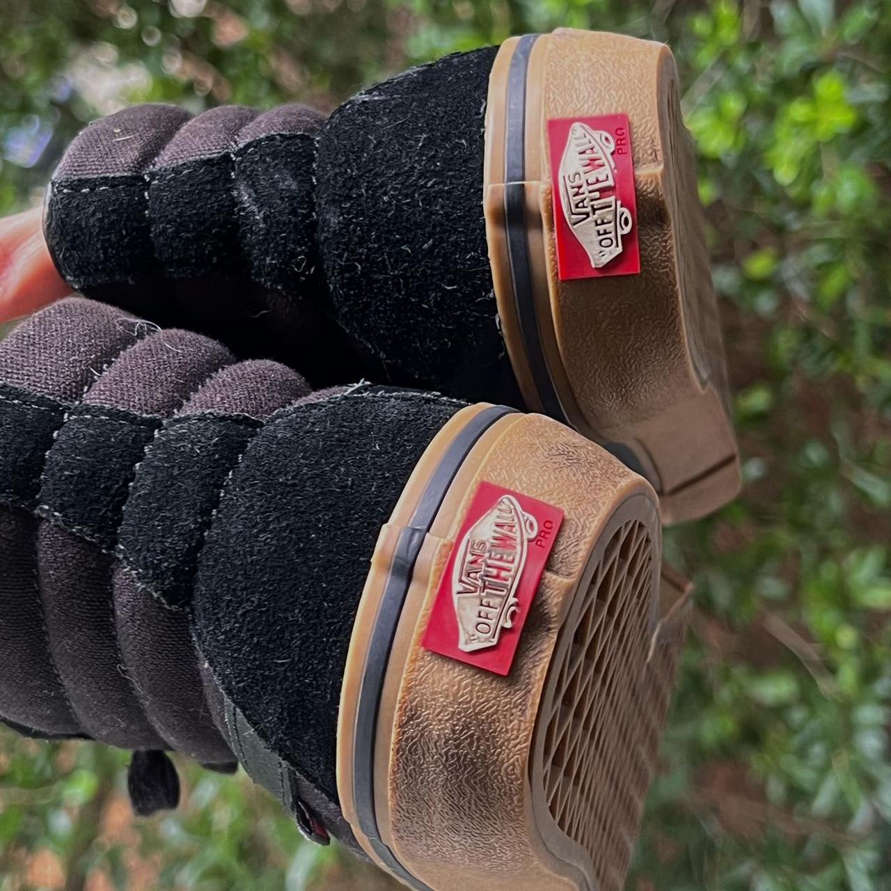 Super sick all black high top vans, Good condition... - Depop