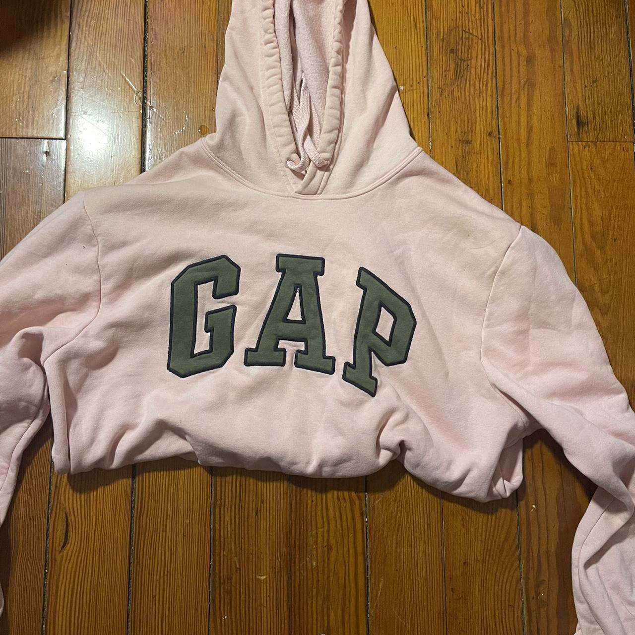 Light pink gap hoodie men's large | Depop