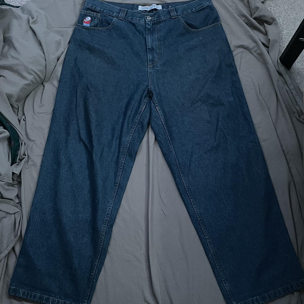 Blue Big Boy jeans. About 40 inches still in good... - Depop