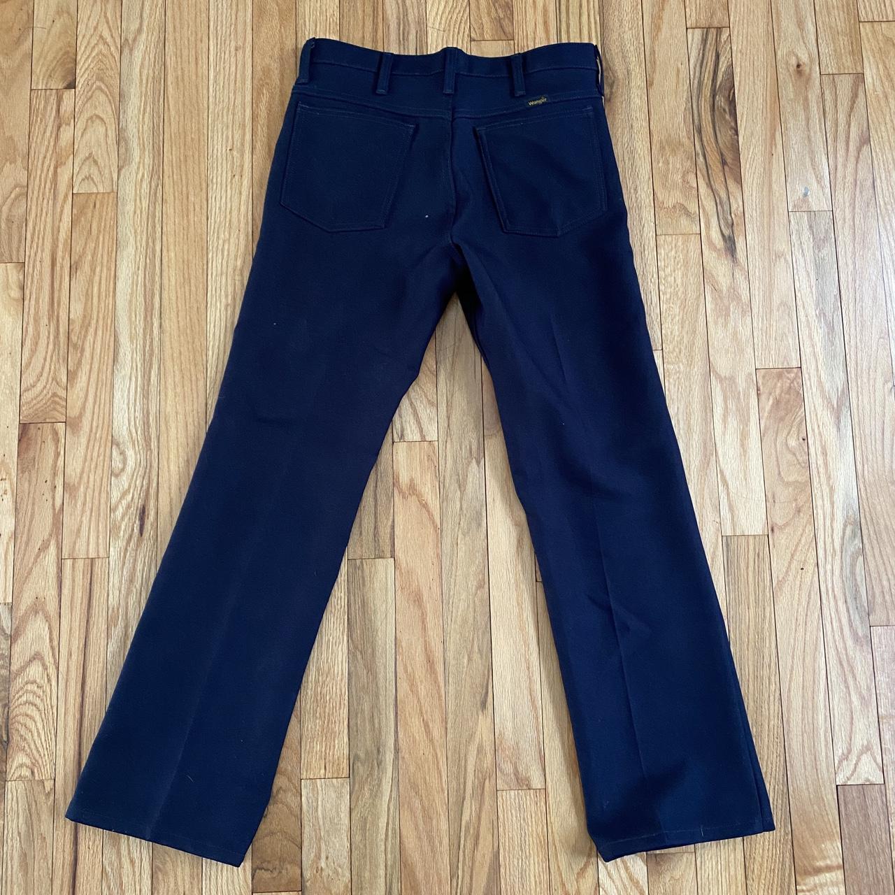 Navy blue Wrangler wrancher pants. A go-to for a... - Depop