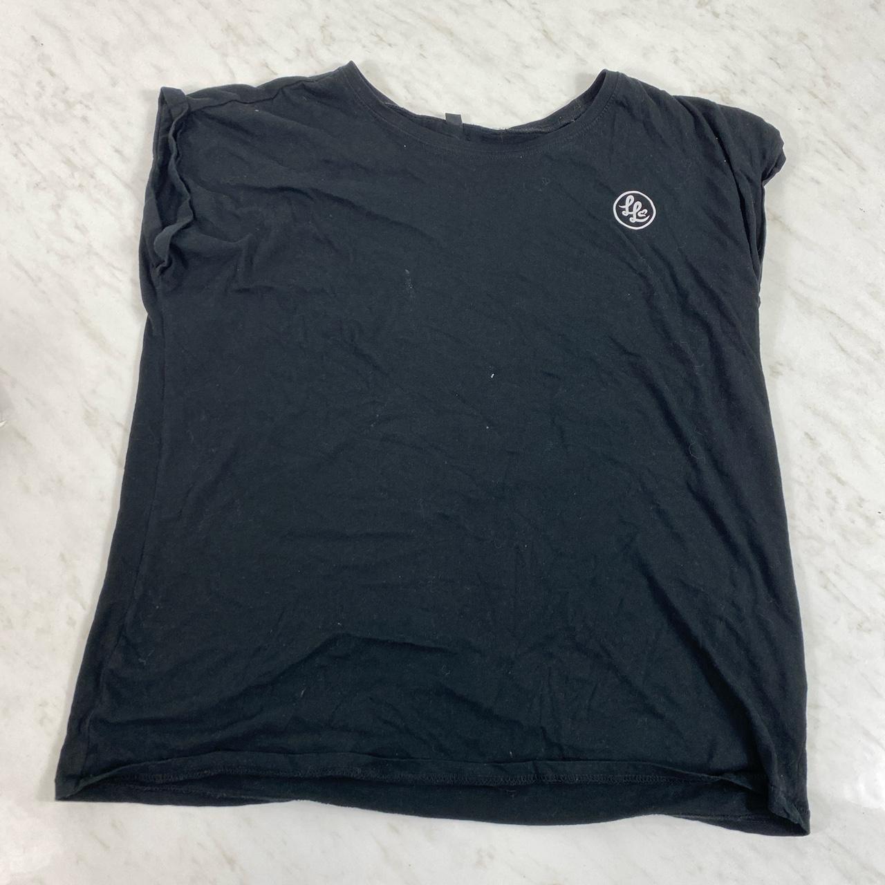 Lucy locket loves basic T-shirt black Mark on the... - Depop
