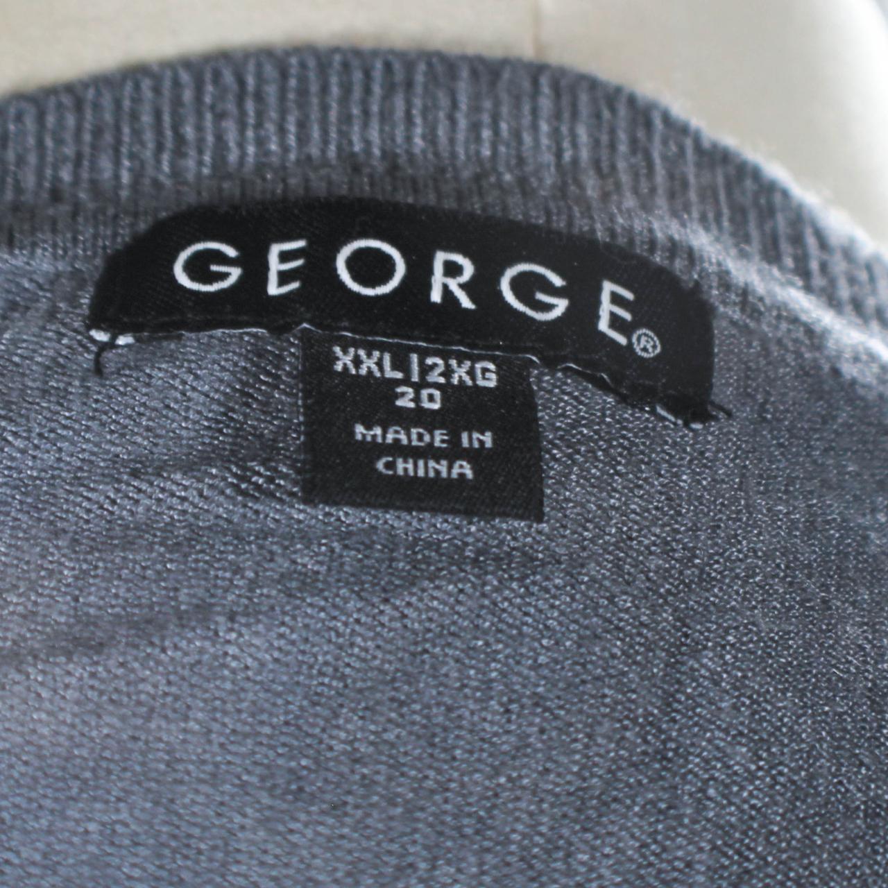 George XXL Snowy Leopard Animal Print Cardigan. Need... - Depop