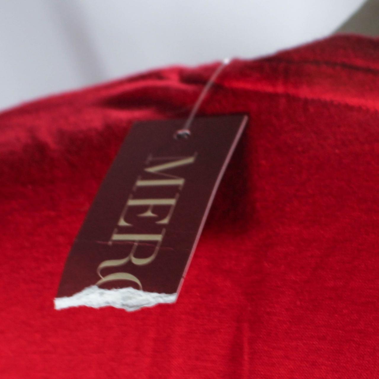 NWT Merona Brand Red V Neck Women's Tee Shirt Size... - Depop