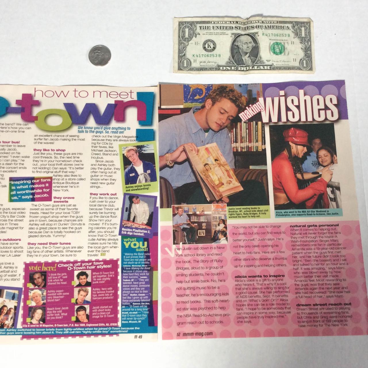 Vintage late 1990s Early 2000s Y2K Magazine Picture... - Depop