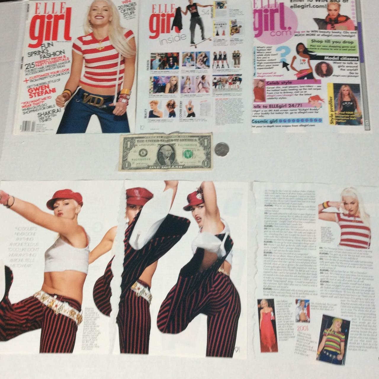 Early 2000s Y2K Magazine Picture Clippings. Gwen... - Depop