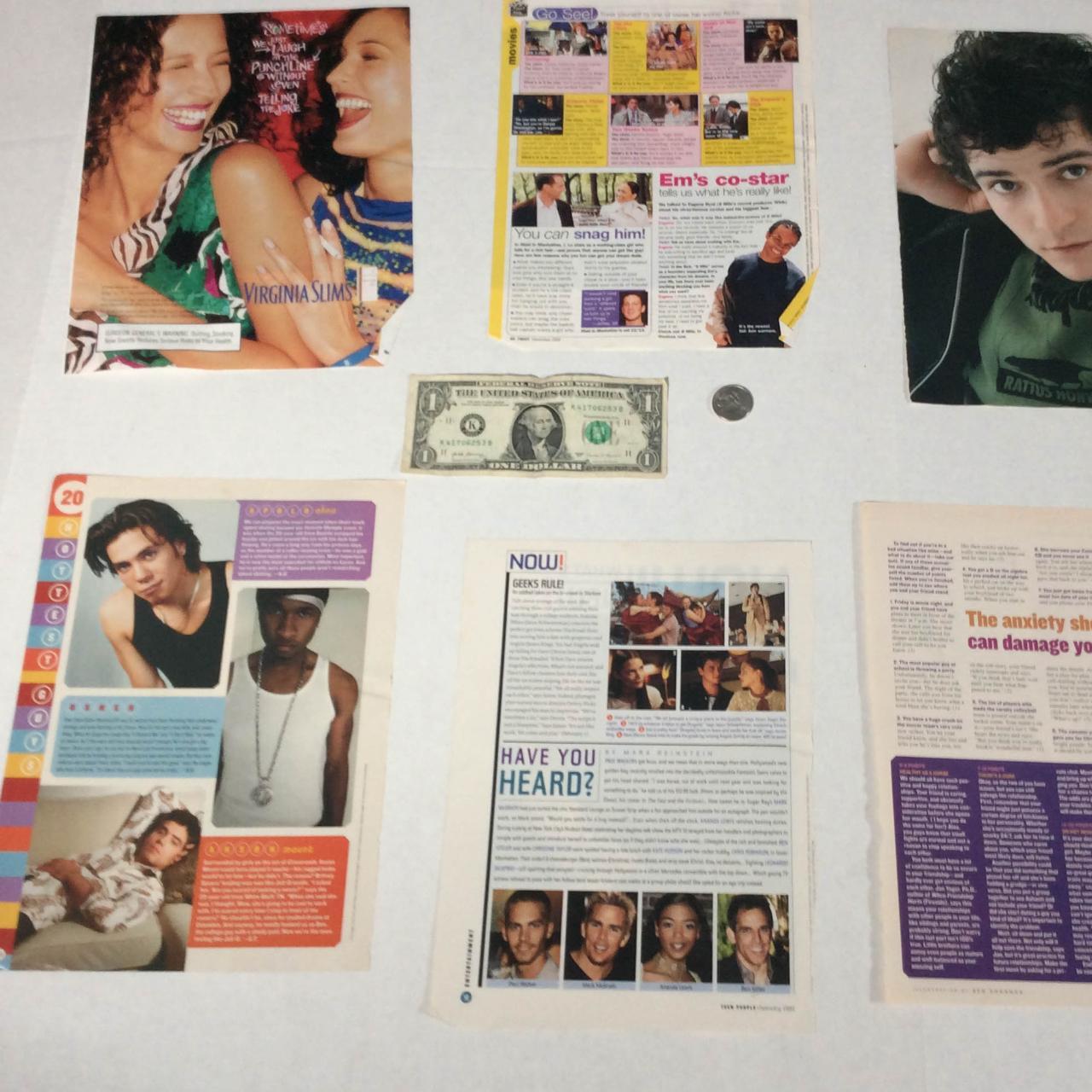 Vintage Early 2000s Y2K Magazine Picture Clippings.... - Depop
