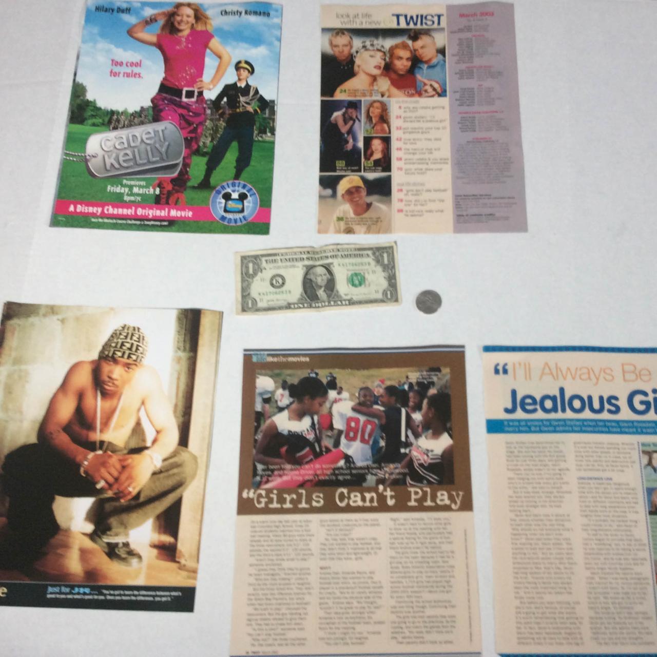 Vintage late 90s Early 2000s Y2K Magazine Picture... - Depop