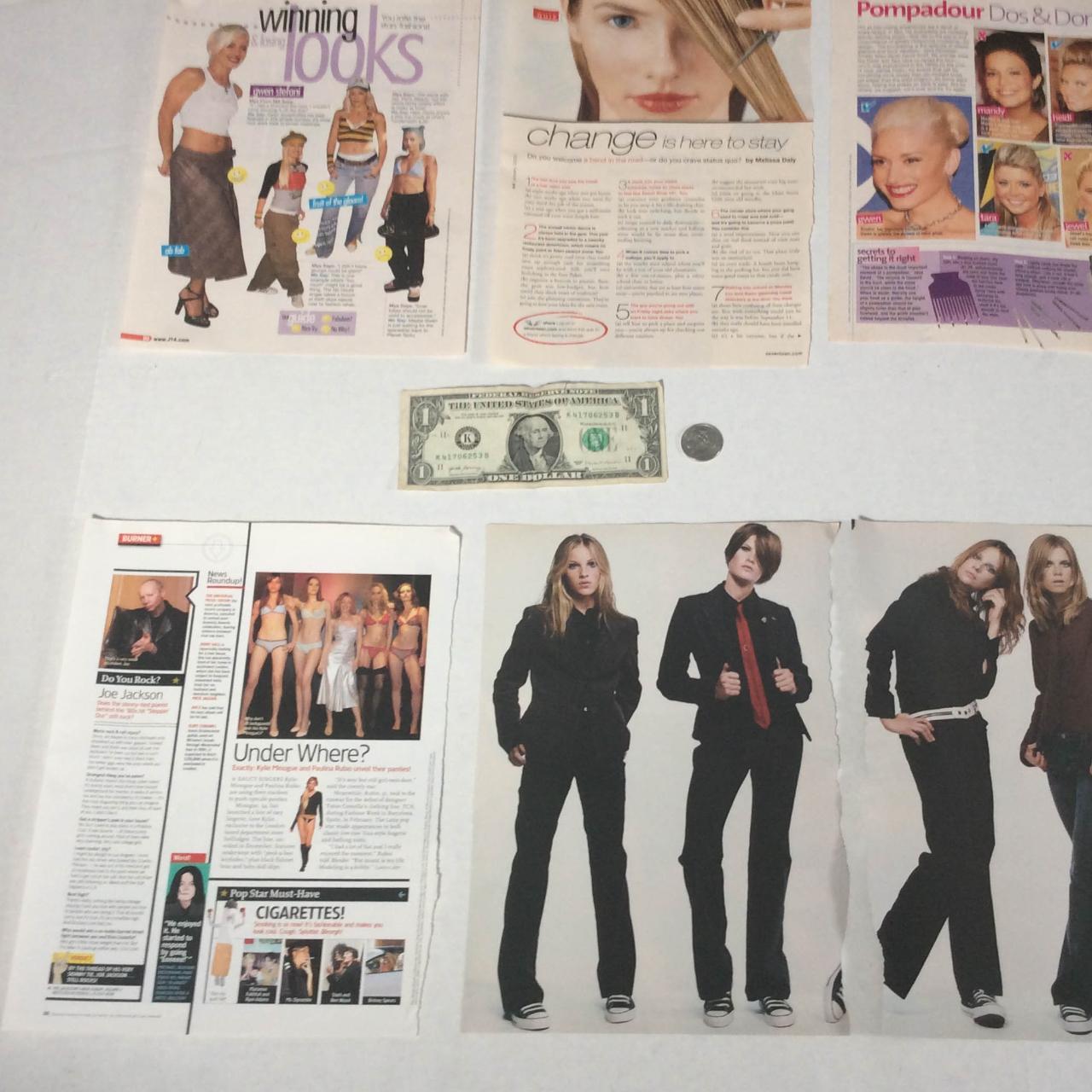 Vintage late 90s Early 2000s Y2K Magazine Picture... - Depop