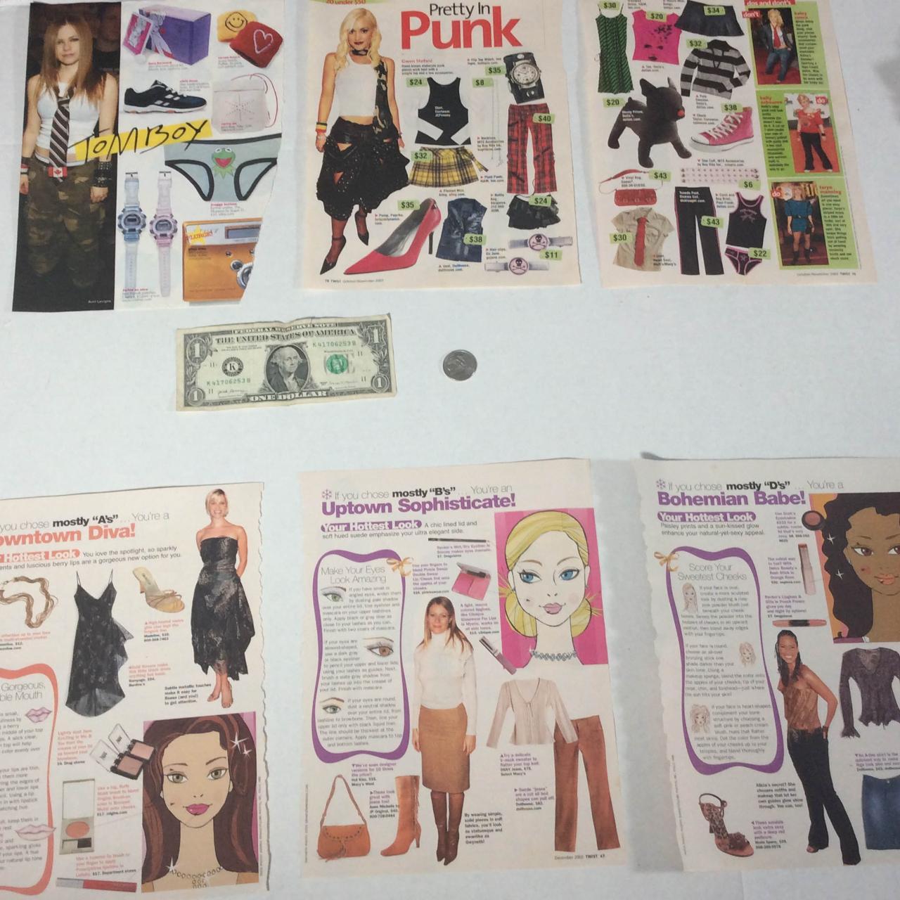 Vintage late 90s Early 2000s Y2K Magazine Picture... - Depop