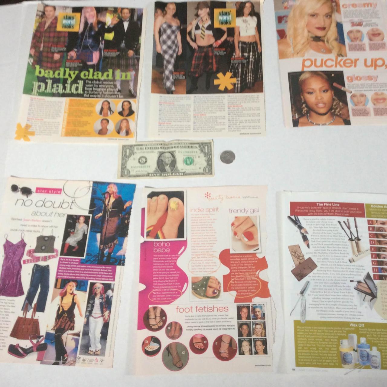 Vintage late 90s Early 2000s Y2K Magazine Picture... - Depop