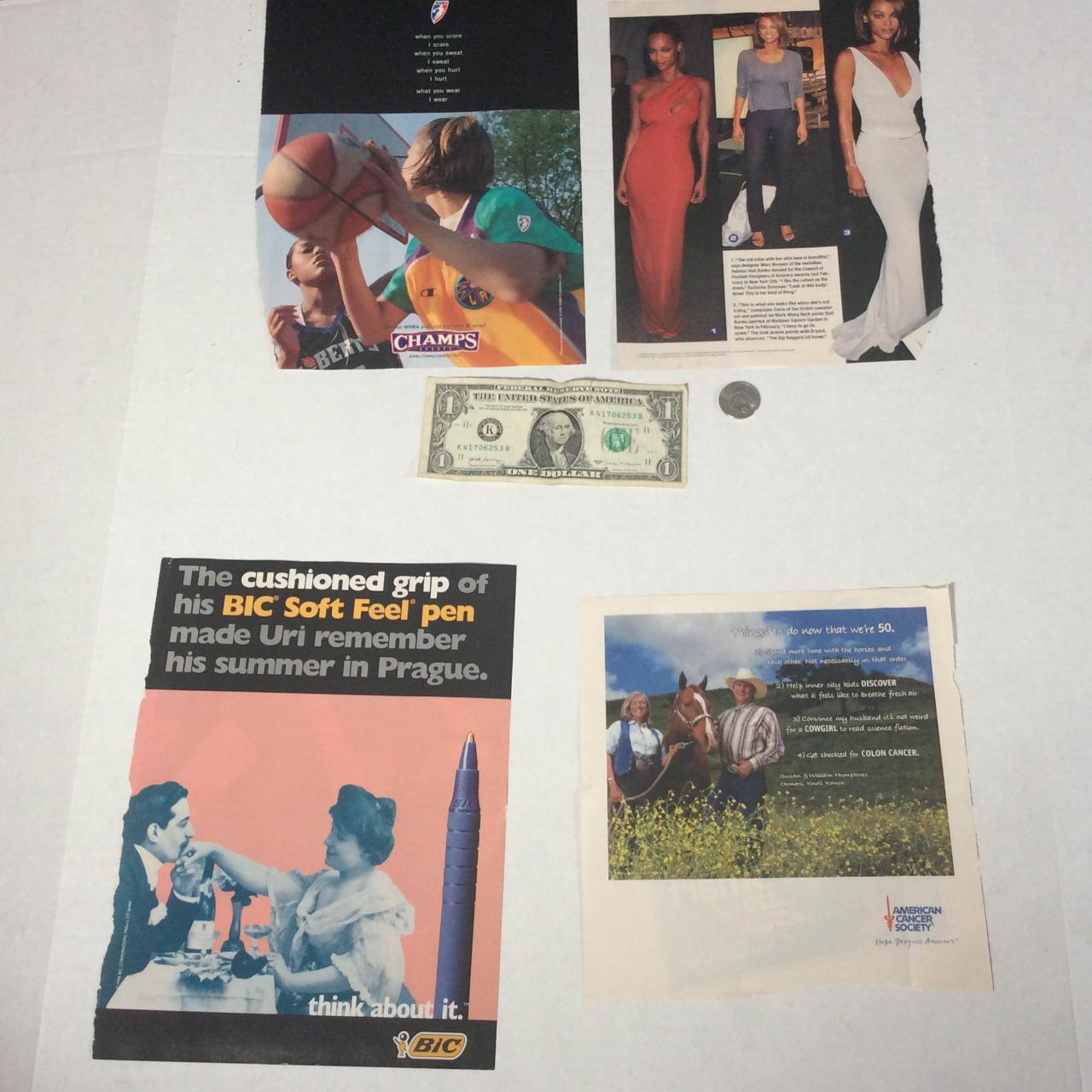 Vintage late 90s Early 2000s Y2K Magazine Picture... - Depop