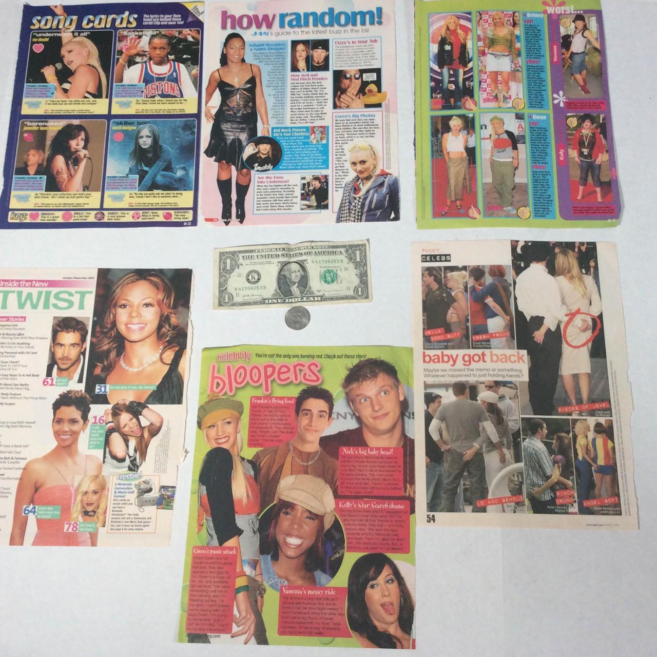 Vintage late 90s Early 2000s Y2K Magazine Picture... - Depop