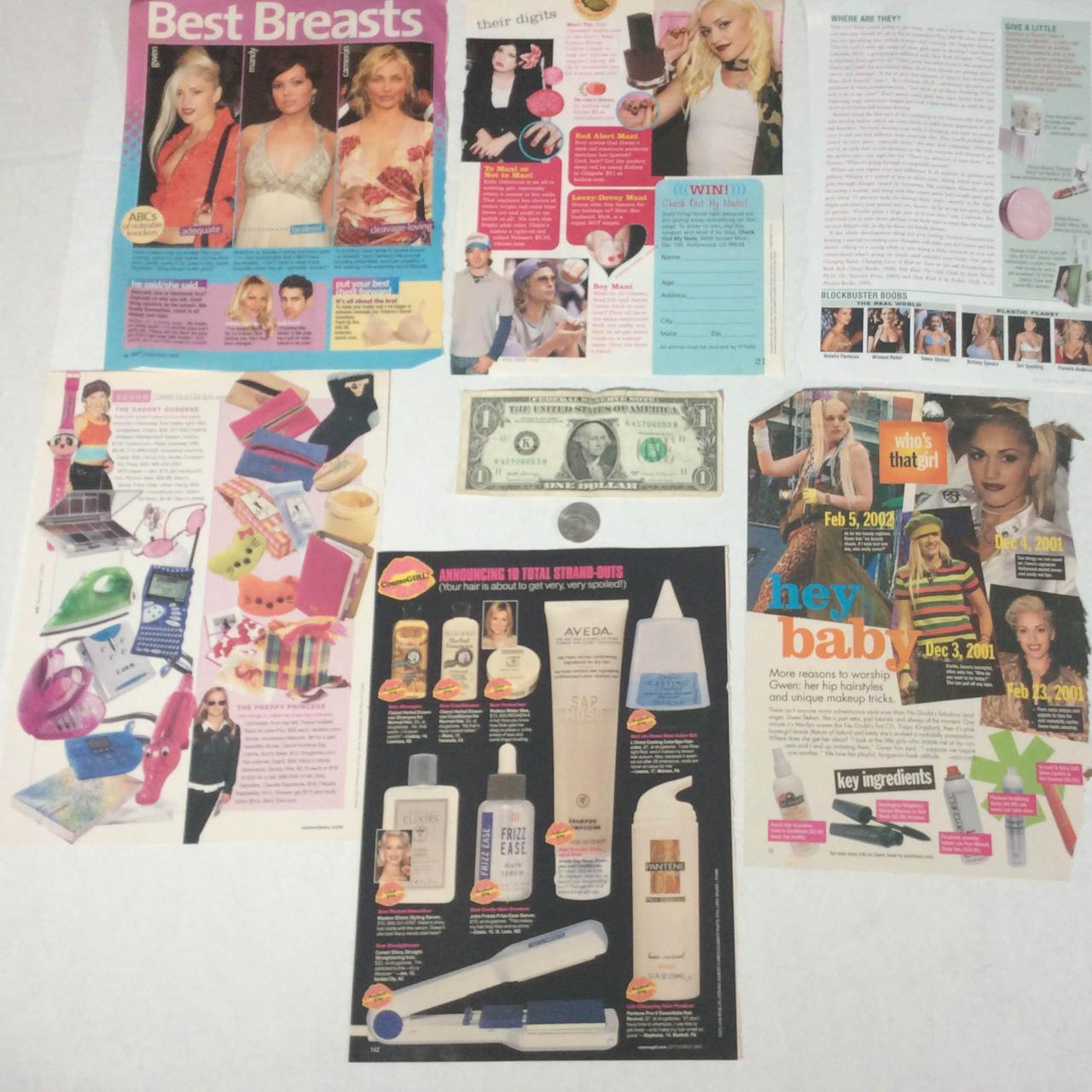 Vintage late 90s Early 2000s Y2K Magazine Picture... - Depop