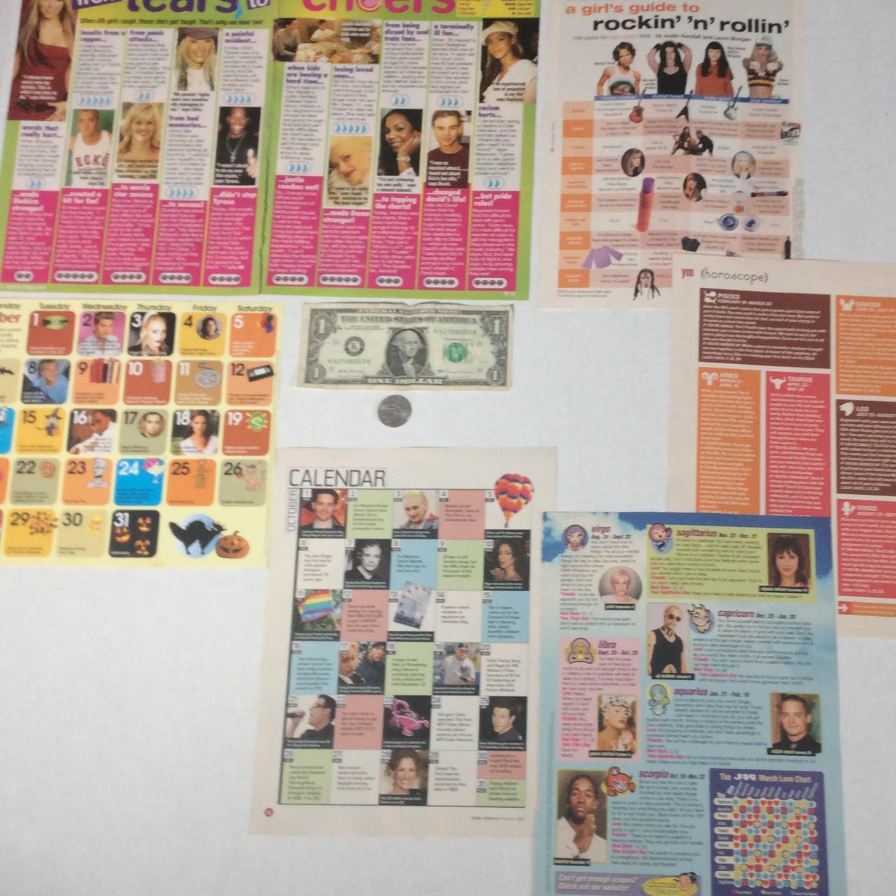 Vintage late 90s Early 2000s Y2K Magazine Picture... - Depop