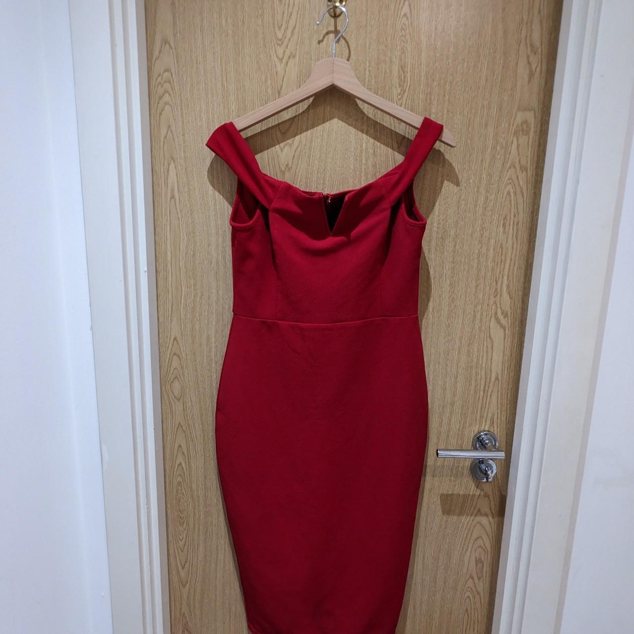 AX Paris Red Midi Dress Gorgeous and flattering... - Depop