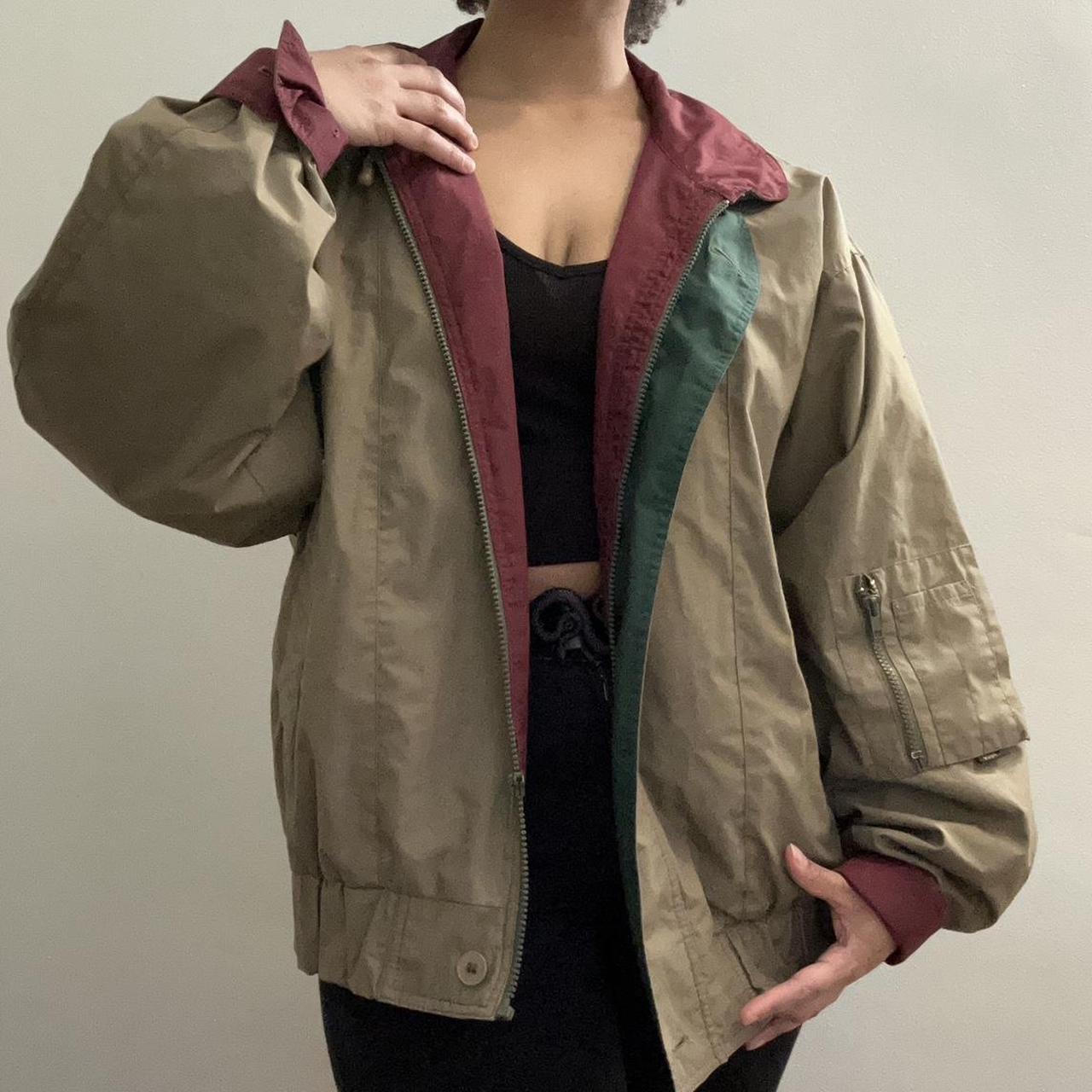 Retro Multi Color Windbreaker London Fog Size L ... - Depop