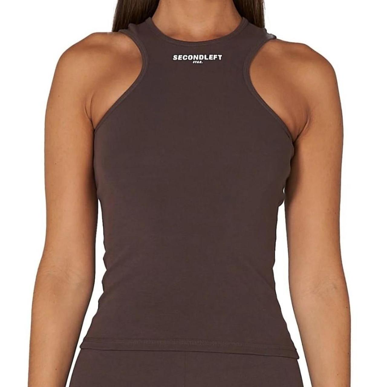 STAX. SECONDLEFT BROWN CLASSIC TANK TOP * Tank Top... | Depop