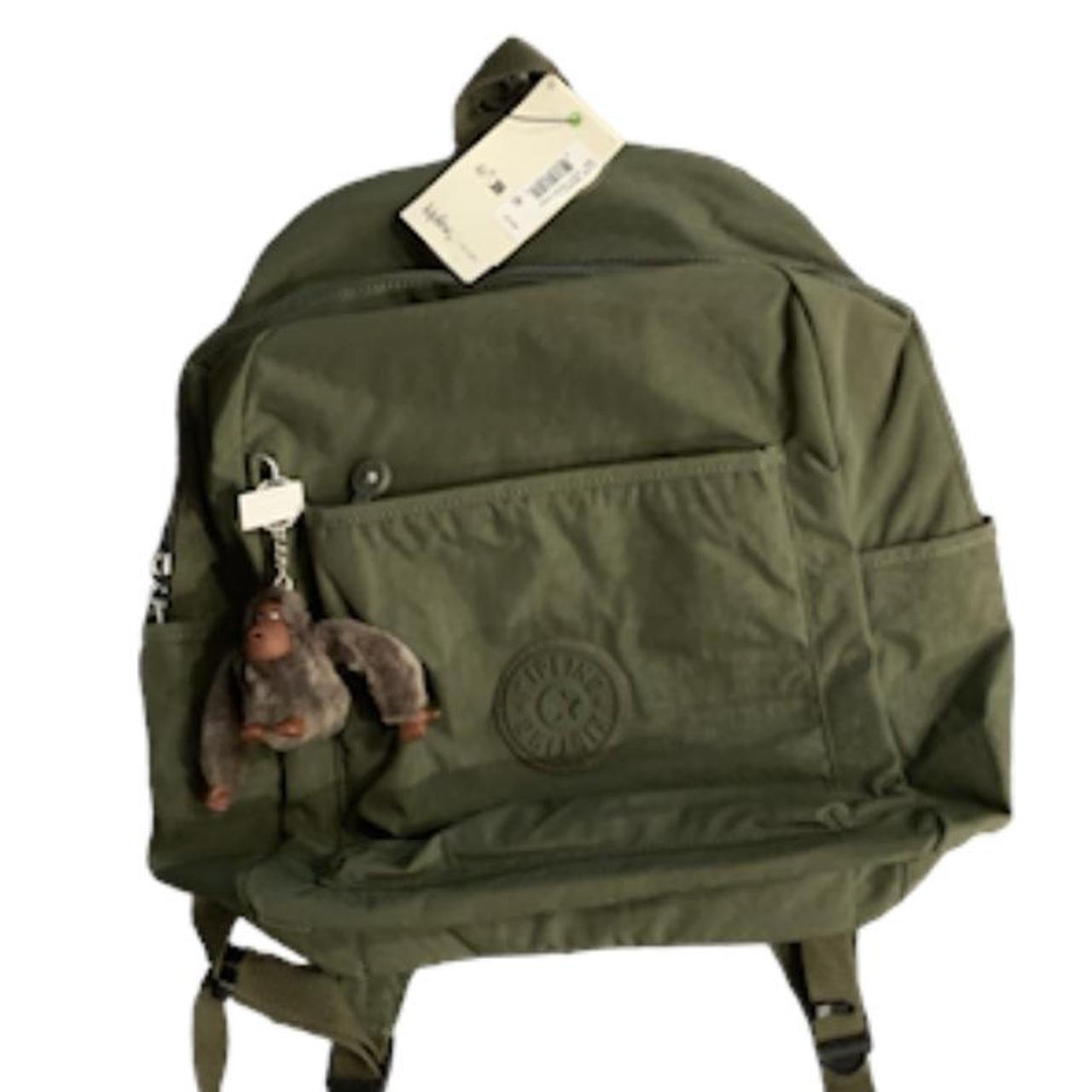 Green Kipling Backpack ️‍🔥Brand New With Tag ️‍🔥 16 1/2... - Depop