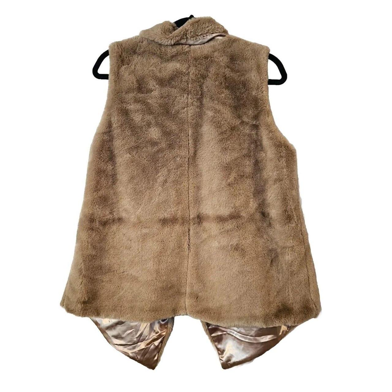 Philosophy Faux Fur Vest SIZE: Medium Length:... - Depop