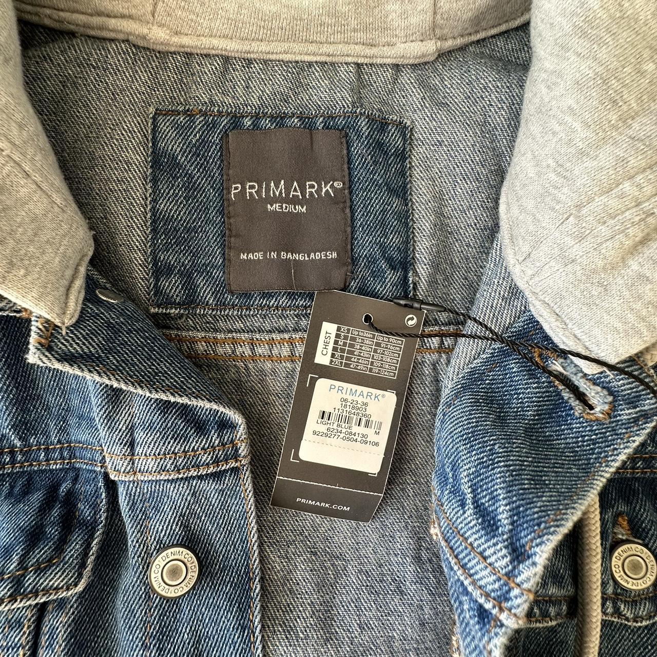 Primark Denim jacket with a hoodie. New with tags.... - Depop