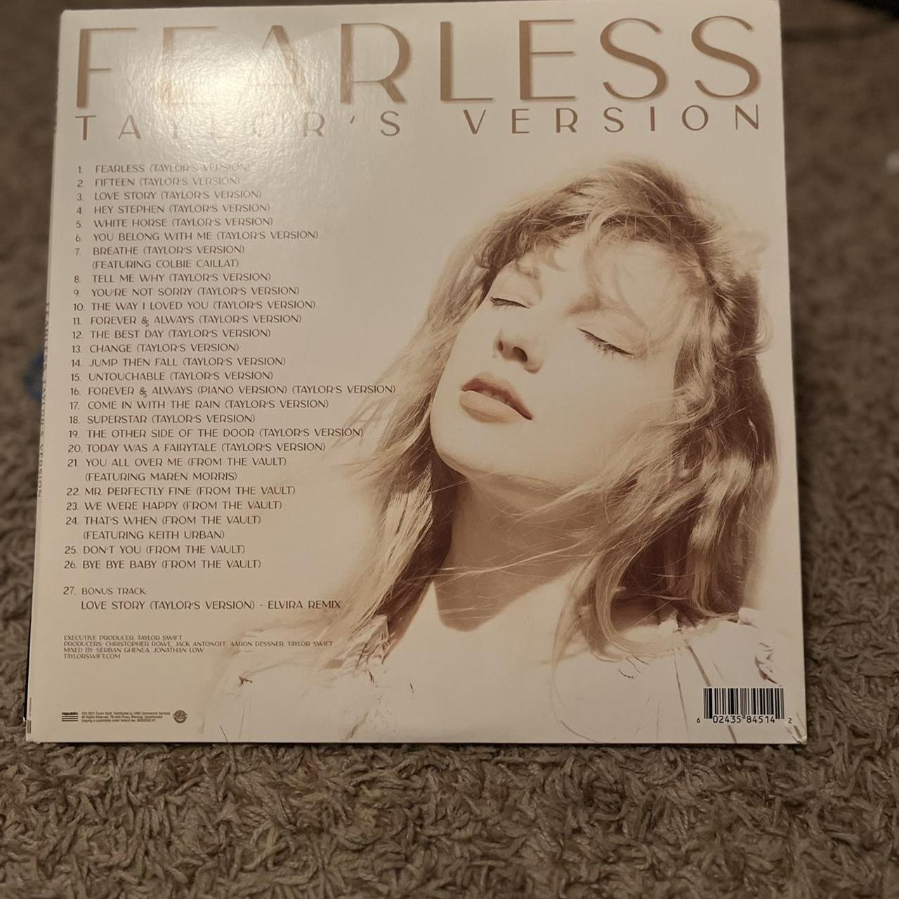 Taylor Swift Fearless (Taylor’s Version) red... - Depop