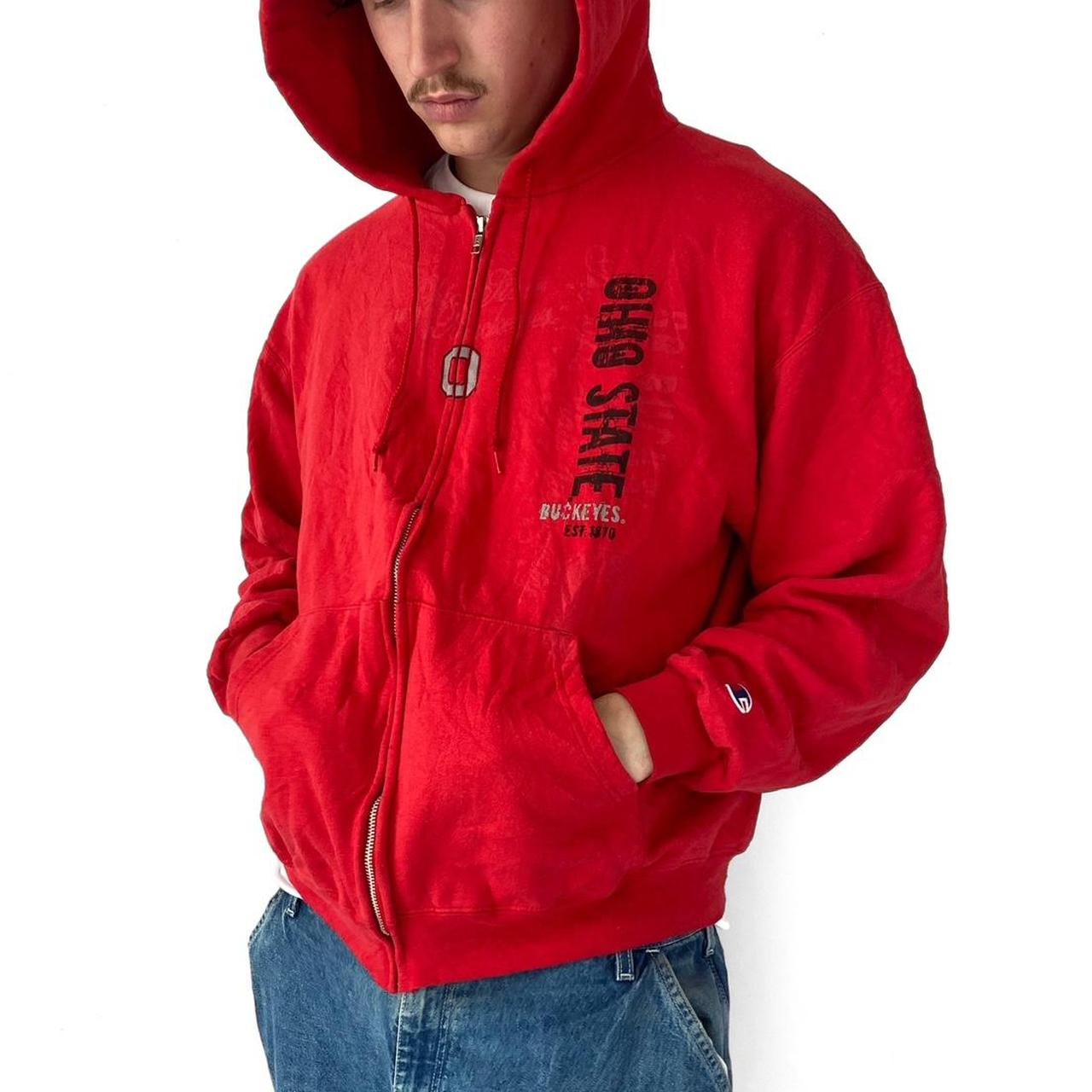 Vintage 90s red champion blank Absolutely love the... - Depop