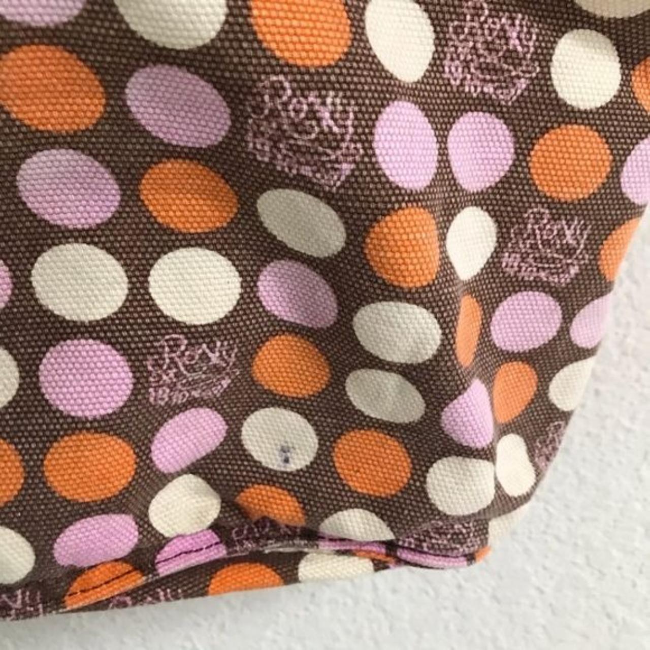 Roxy polkadot canvas tote bag Great used condition-... - Depop