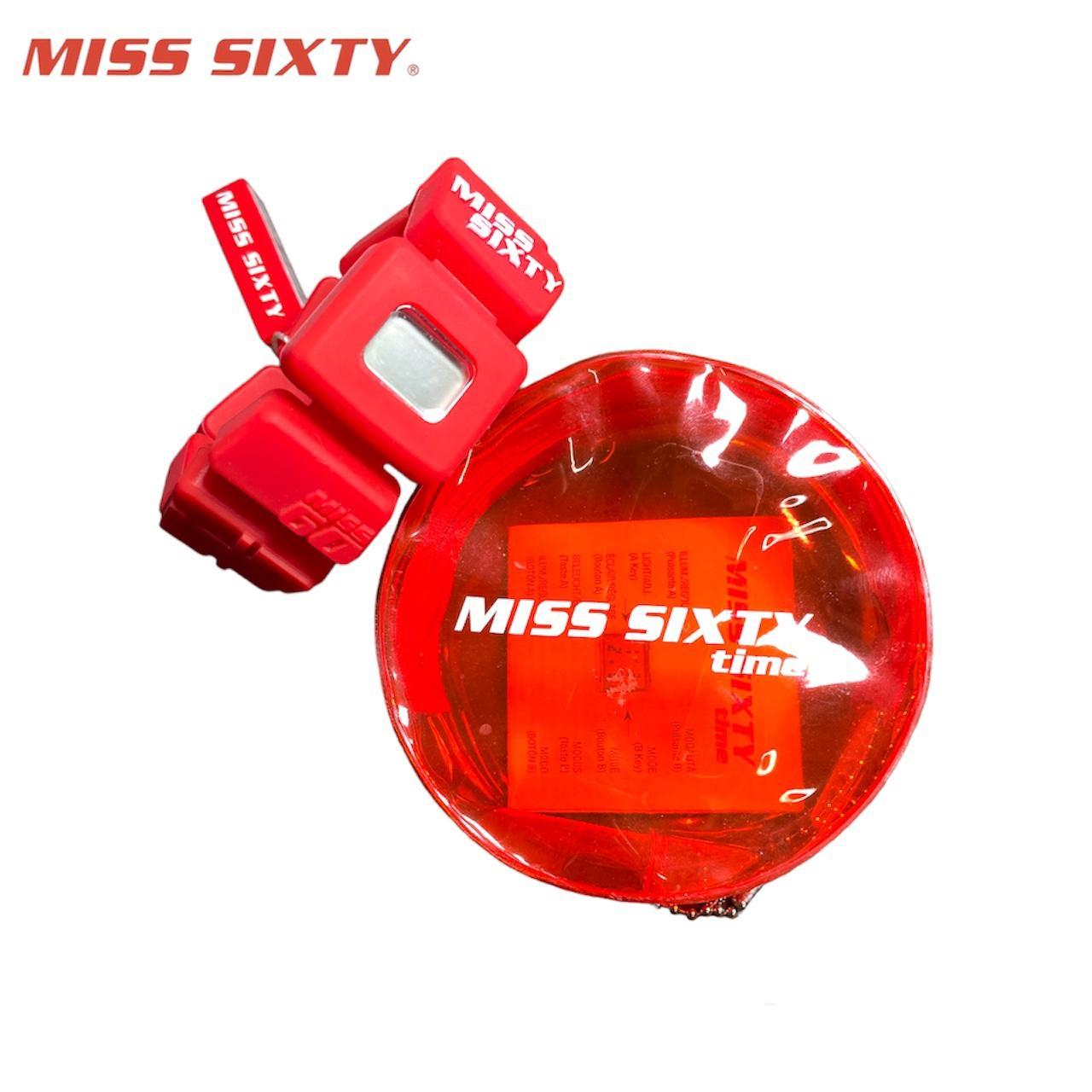Miss Sixty Women's Red Watch | Depop